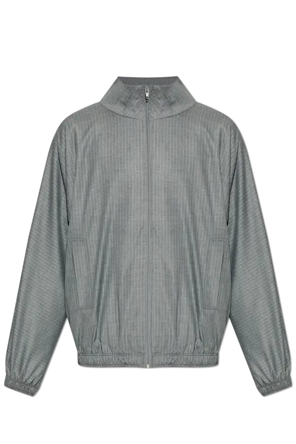 American Vintage Pinstripe Bomber Jacket
