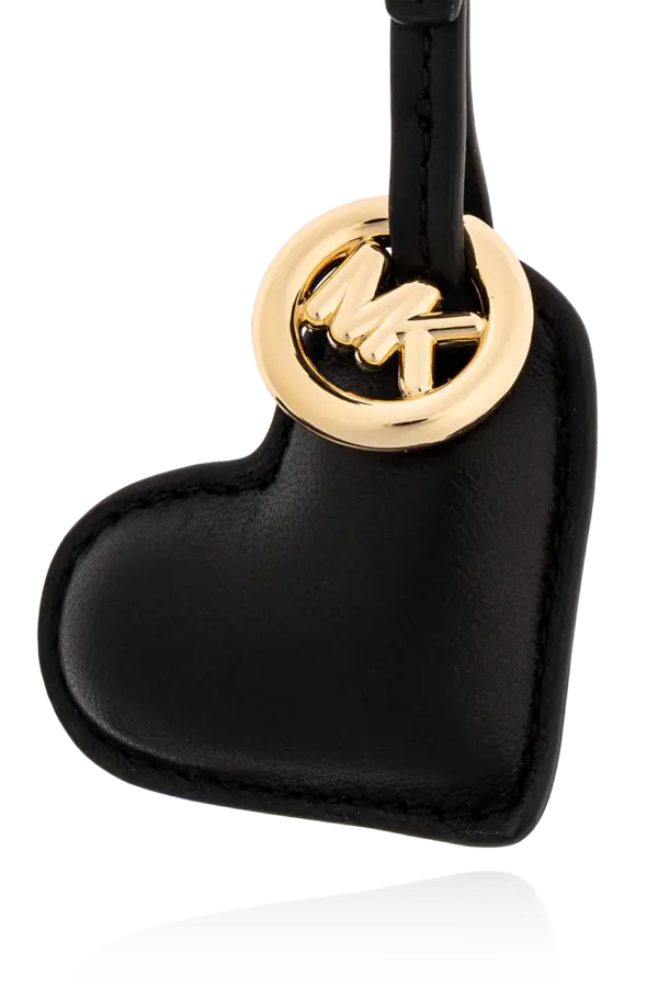 Michael Kors Keychain With Heart-shaped Pendant - Black
