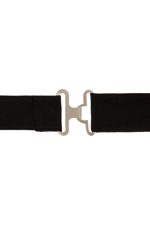 Giorgio Armani Silk Bow Tie - Black