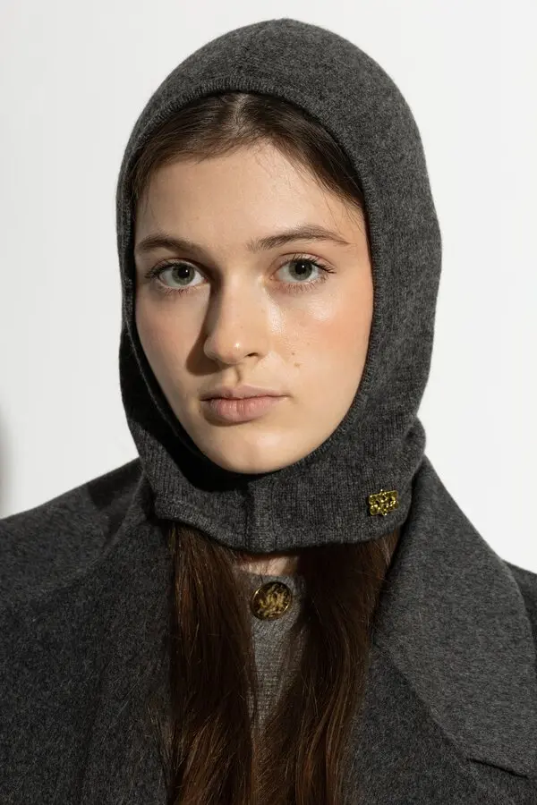 GANNI Wool Hood - Grey