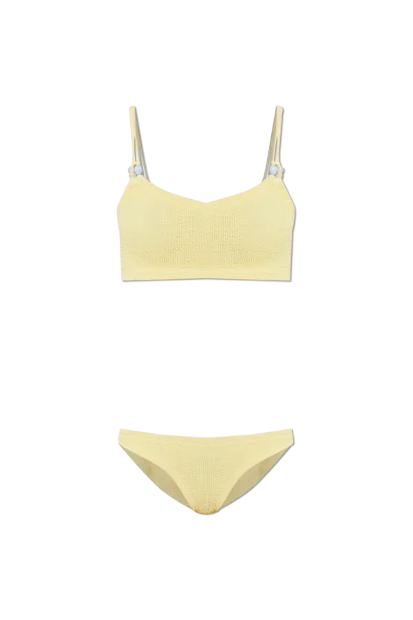 Hunza G Cassie Two-piece Swimsuit - Yellow