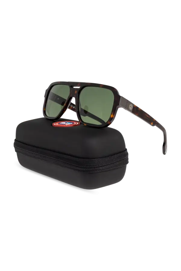 Canada Goose Sunglasses With Tortoiseshell Frames - Brown