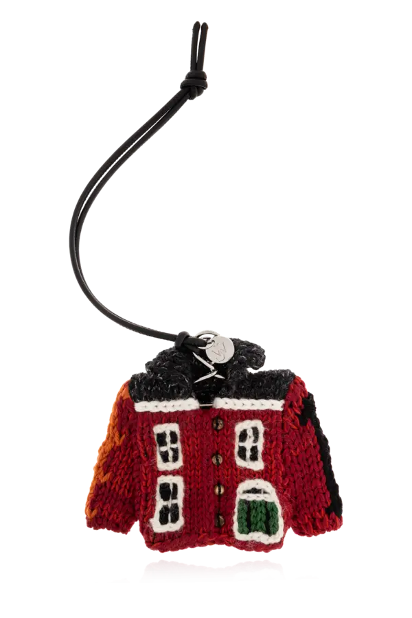 JW Anderson Sweater-shaped Bag Charm - Red