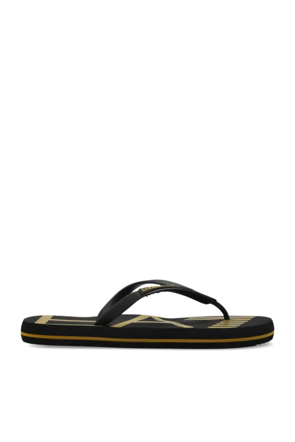 EA7 Rubber Flip-flops With Logo