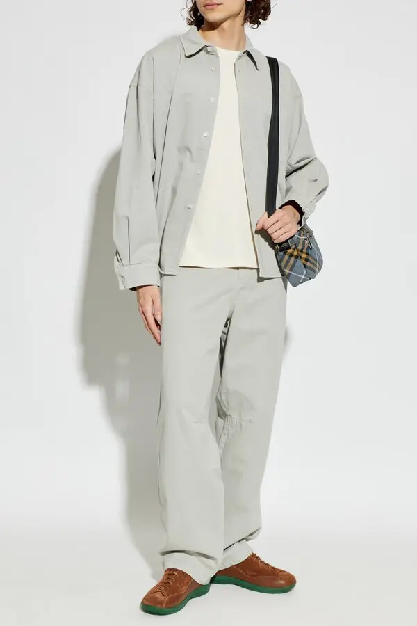 American Vintage Shirt With Pocket - Grey