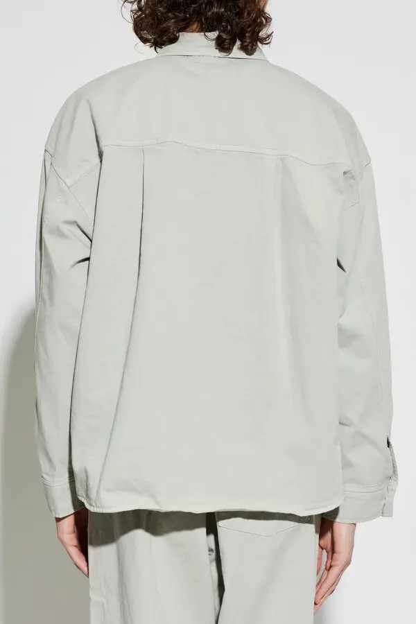 American Vintage Shirt With Pocket - Grey