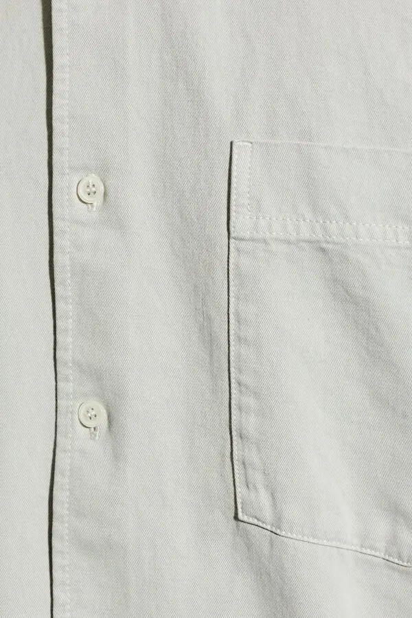 American Vintage Shirt With Pocket - Grey