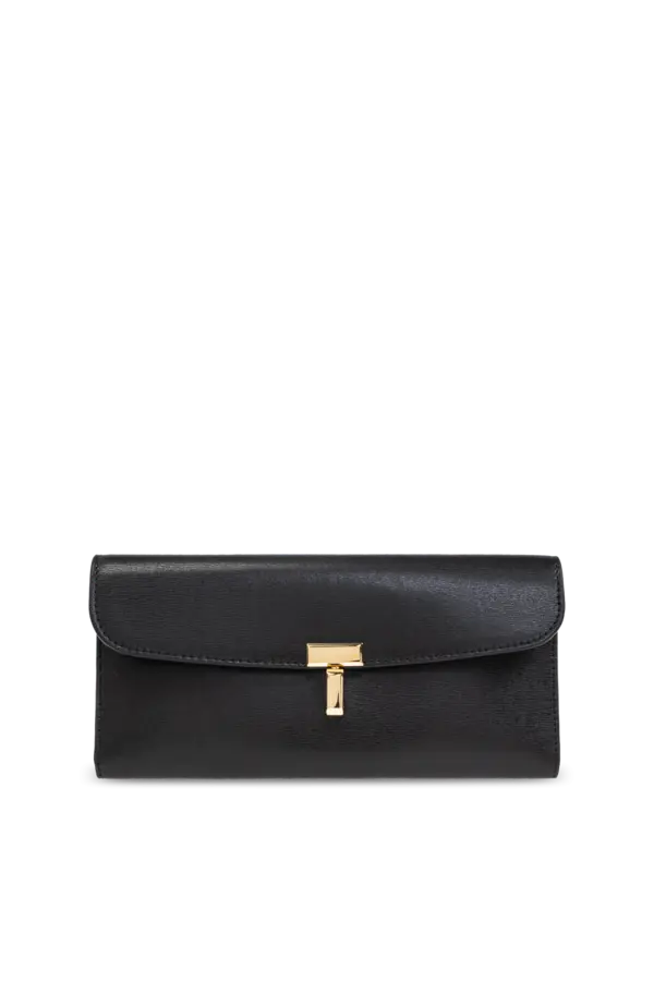 TOTEME Leather Wallet - Black