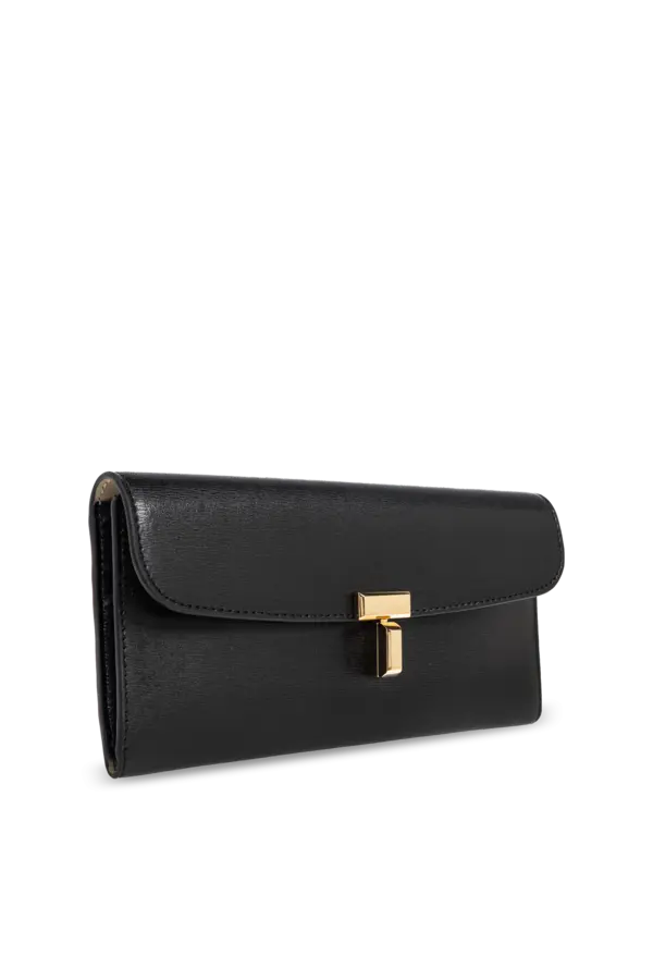 TOTEME Leather Wallet - Black