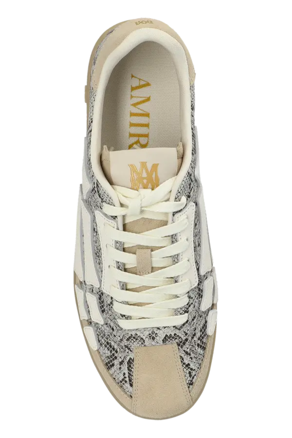 Amiri Snake Pacific Bones Sneakers - Grey