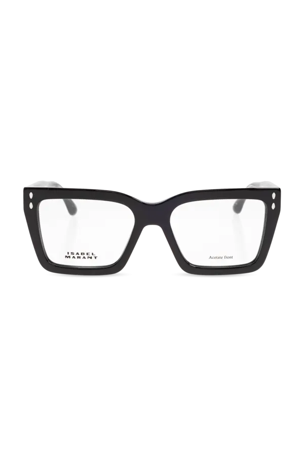 Isabel Marant Rectangle Eyeglasses - Black