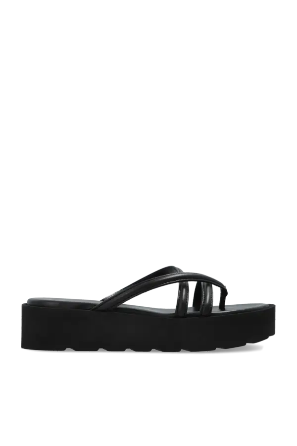 GIANVITO ROSSI Platform Slides - Black