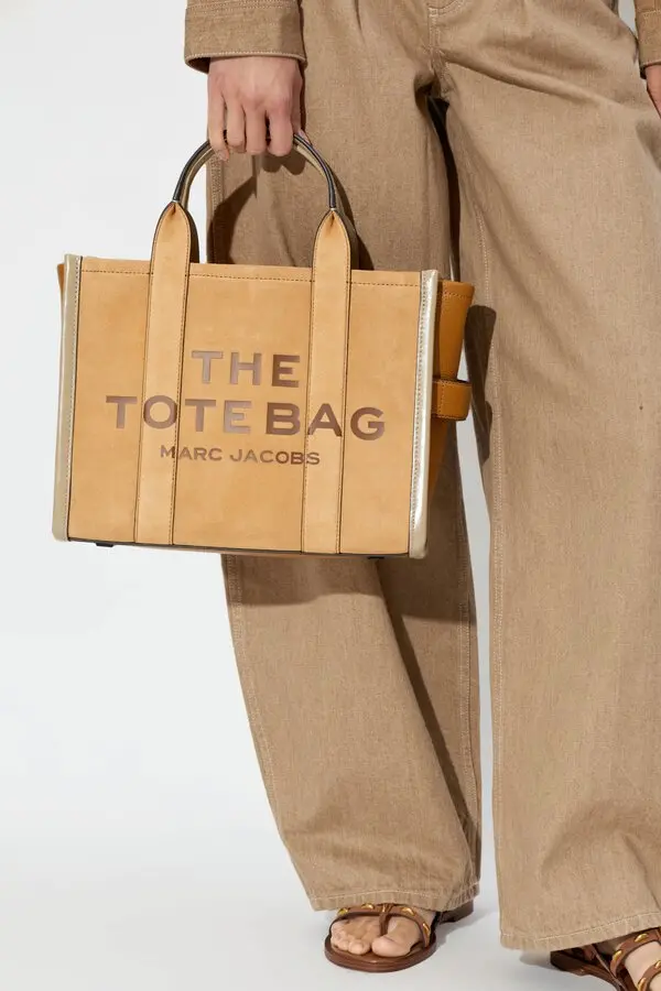 Marc Jacobs Suede Handheld Bag - Brown