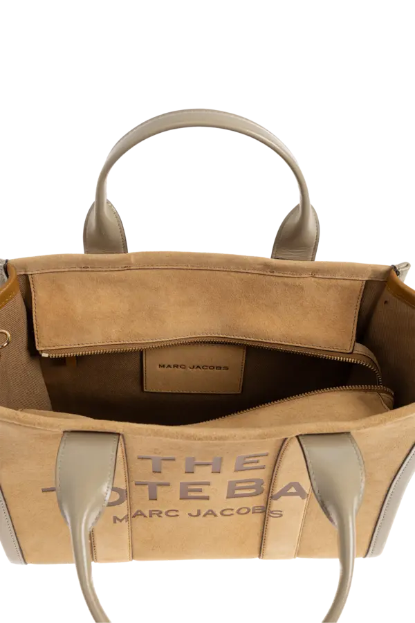 Marc Jacobs Suede Handheld Bag - Brown