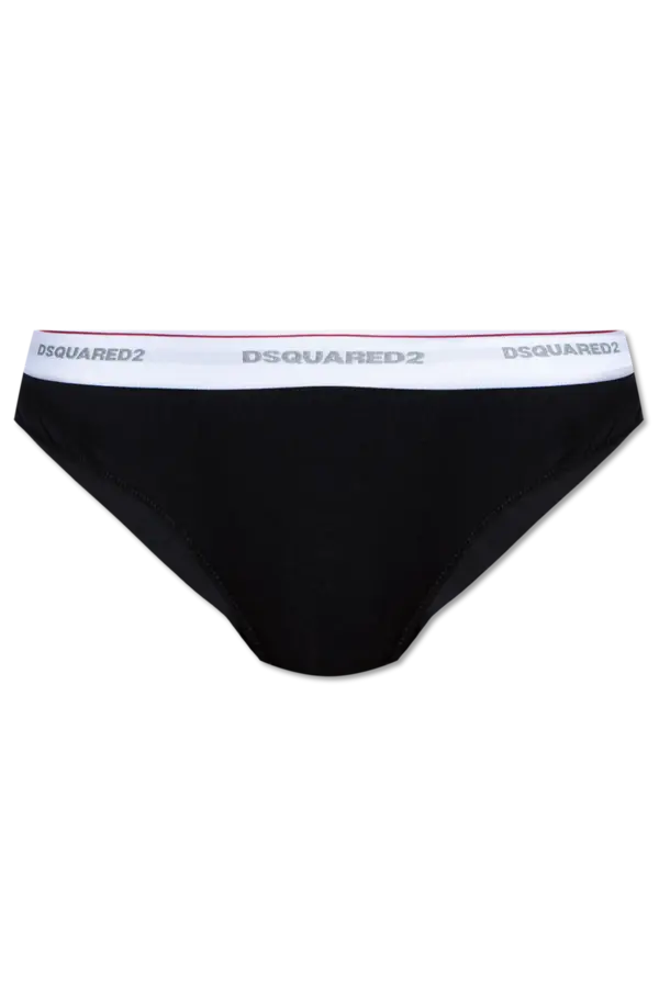 Dsquared2 Briefs With Logo - Black