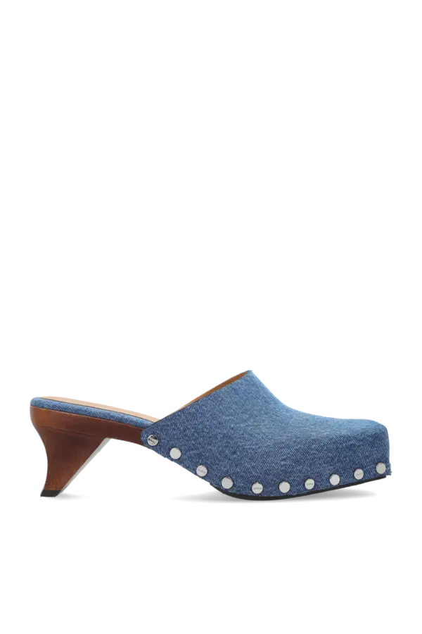 GANNI Heeled Mules - Blue