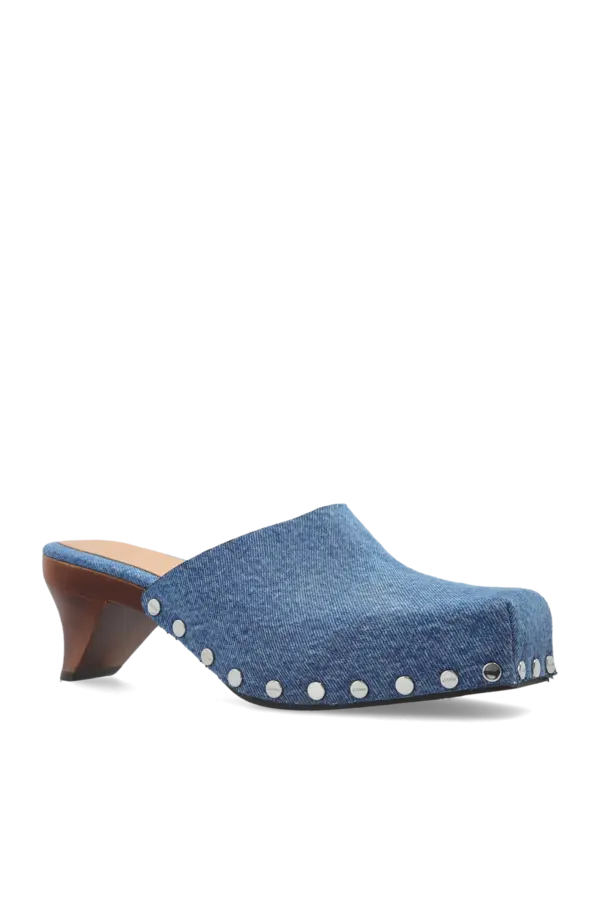 GANNI Heeled Mules - Blue