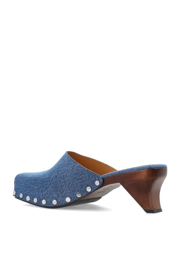 GANNI Heeled Mules - Blue