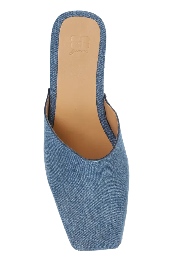 GANNI Heeled Mules - Blue