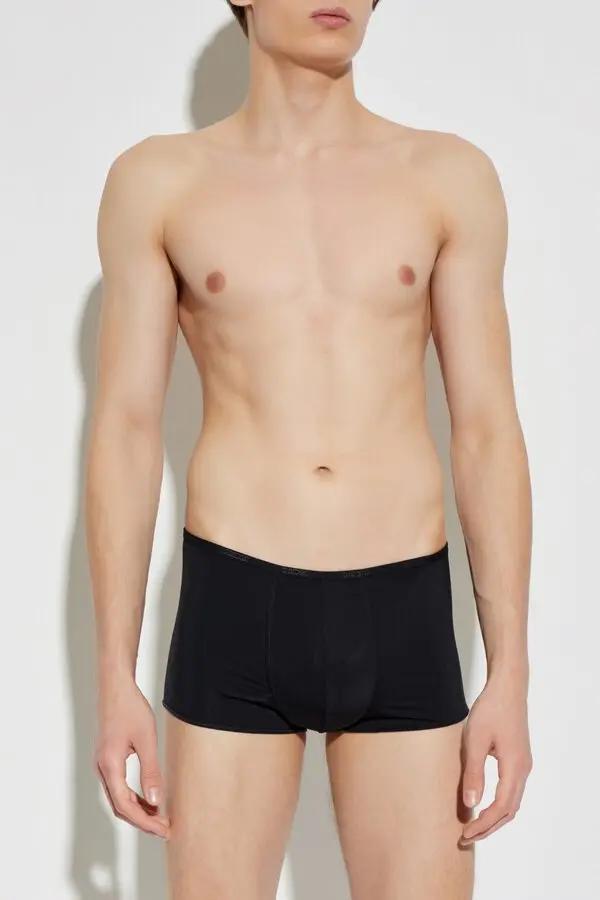 HOM Boxers From The "plume" Collection - Black