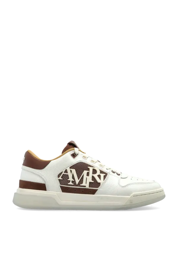 Amiri Pebbled Classic Low Sneakers - White