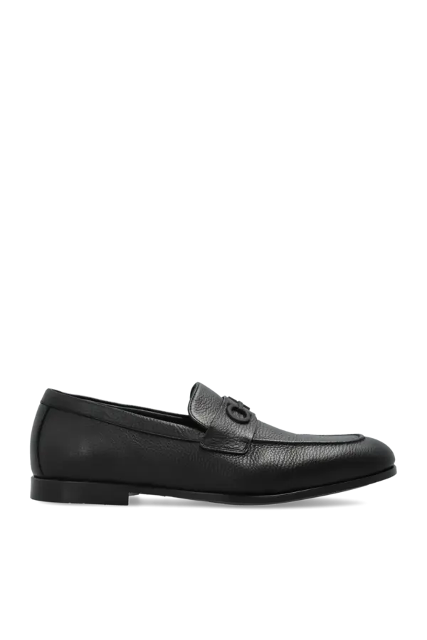 FERRAGAMO Touch Loafers - Black