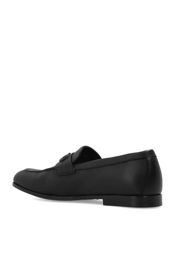FERRAGAMO Touch Loafers - Black