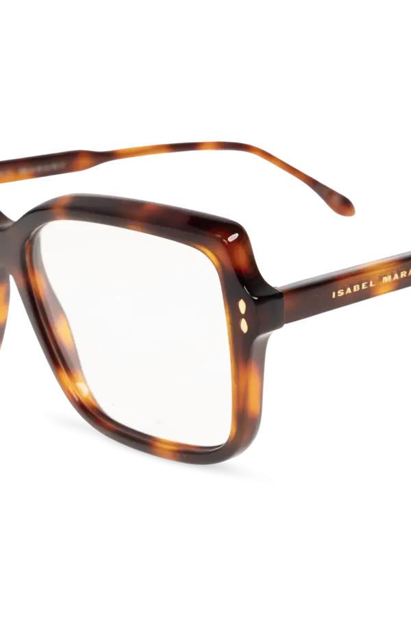 Isabel Marant Rectangle Eyeglasses - Brown