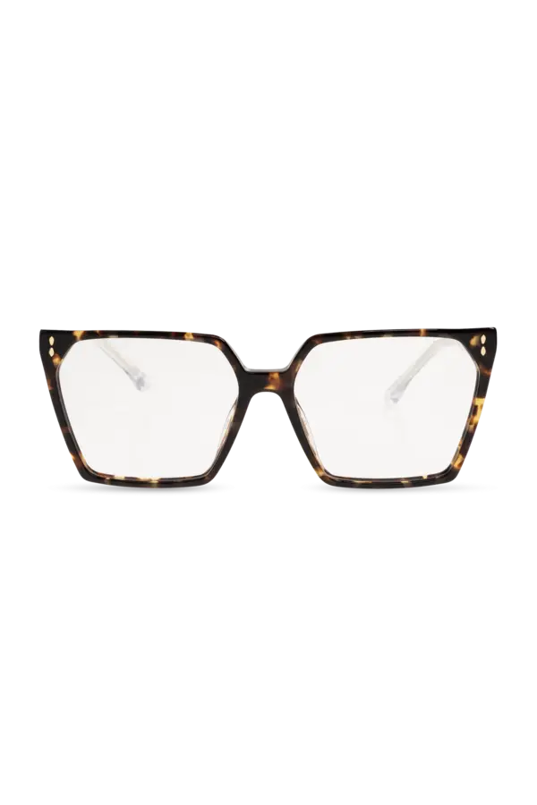 Isabel Marant Square Frame Eyeglasses - Brown