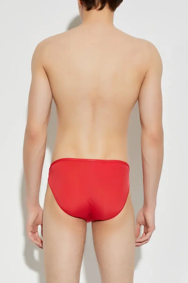HOM Plume Collection Briefs - Red