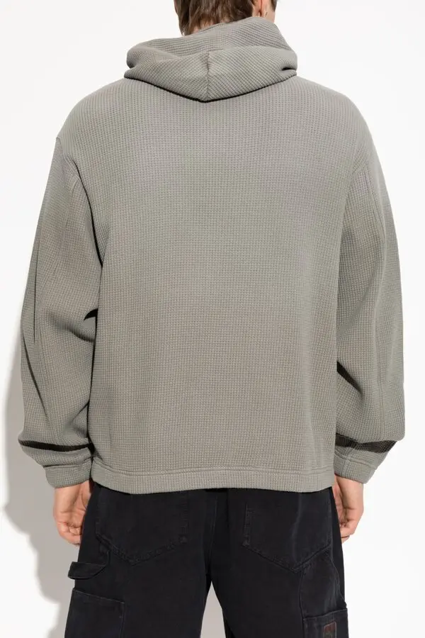 ROA Hooded Zip Up Sweatshirt - Grey