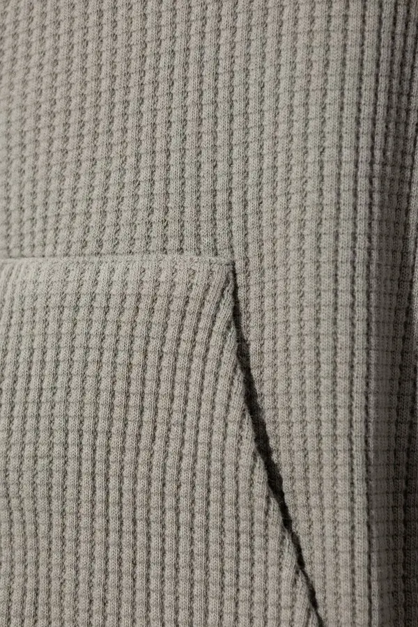 ROA Hooded Zip Up Sweatshirt - Grey