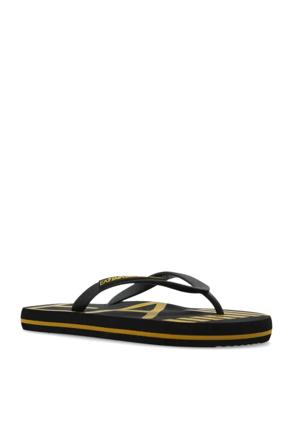 EA7 Rubber Flip-flops With Logo