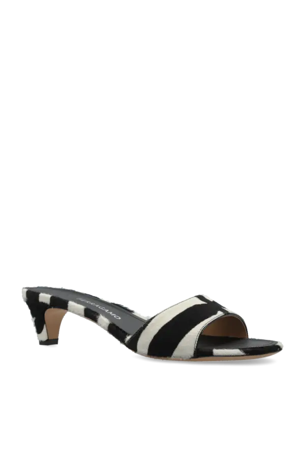 FERRAGAMO Heeled Mules - Black