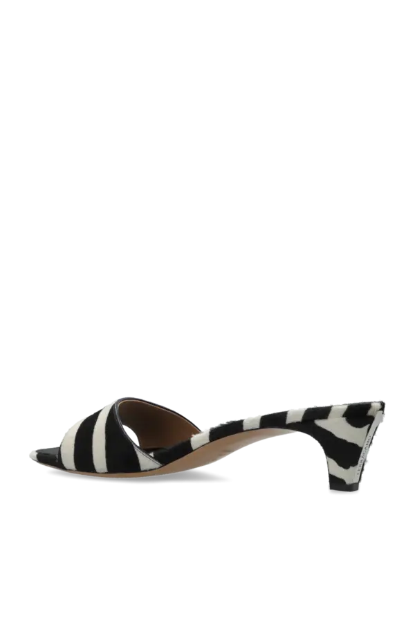 FERRAGAMO Heeled Mules - Black