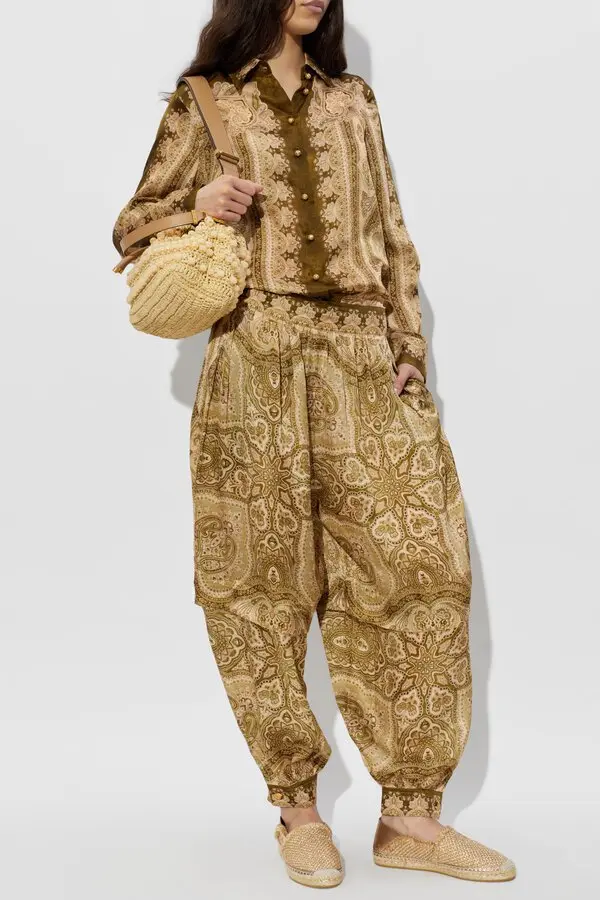 JIMMY CHOO Avi' Espadrilles - Gold