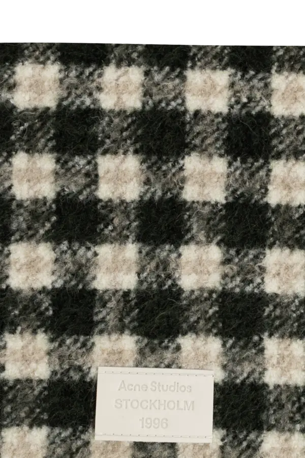 Acne Studios Scarf With A Check Pattern