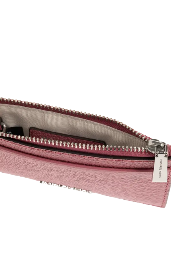 Michael Kors Leather Card Holder - Pink