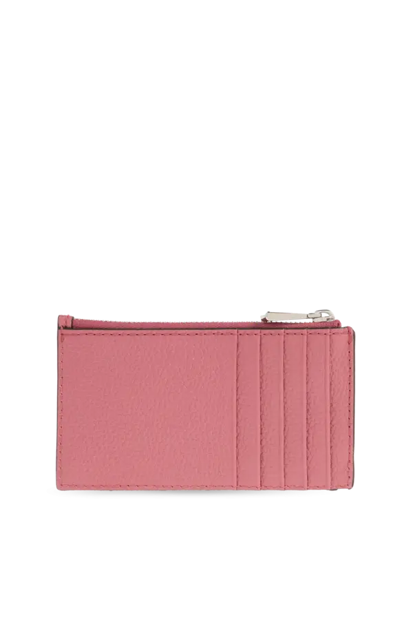 Michael Kors Leather Card Holder - Pink