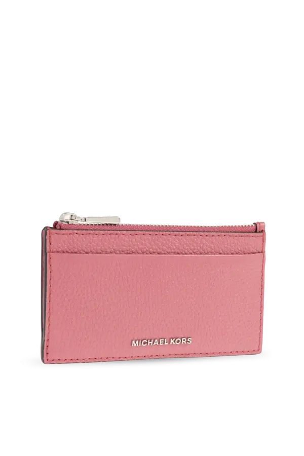 Michael Kors Leather Card Holder - Pink