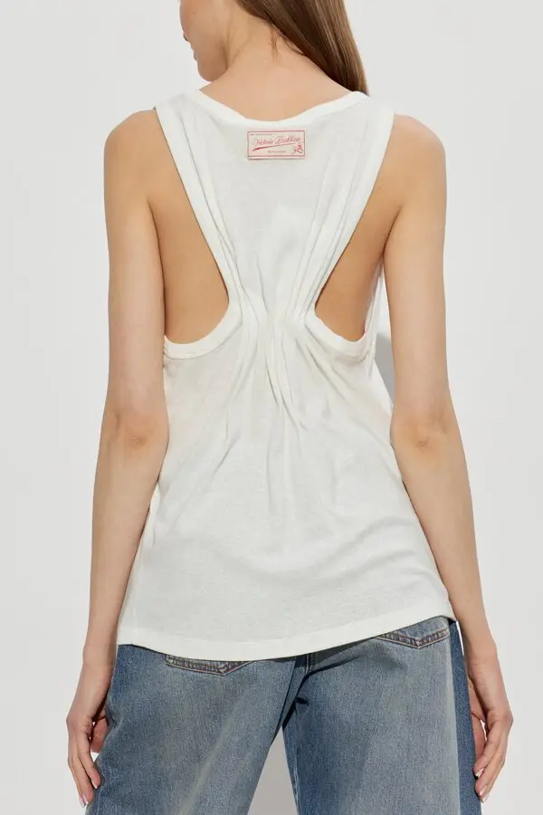 Victoria Beckham Back-draped Top - White
