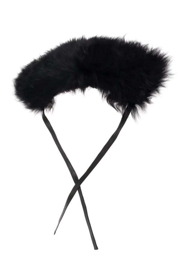 Marni Lamb Fur Collar