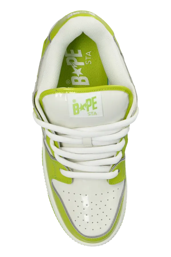 A BATHING APE Logo Sports Shoes - Green