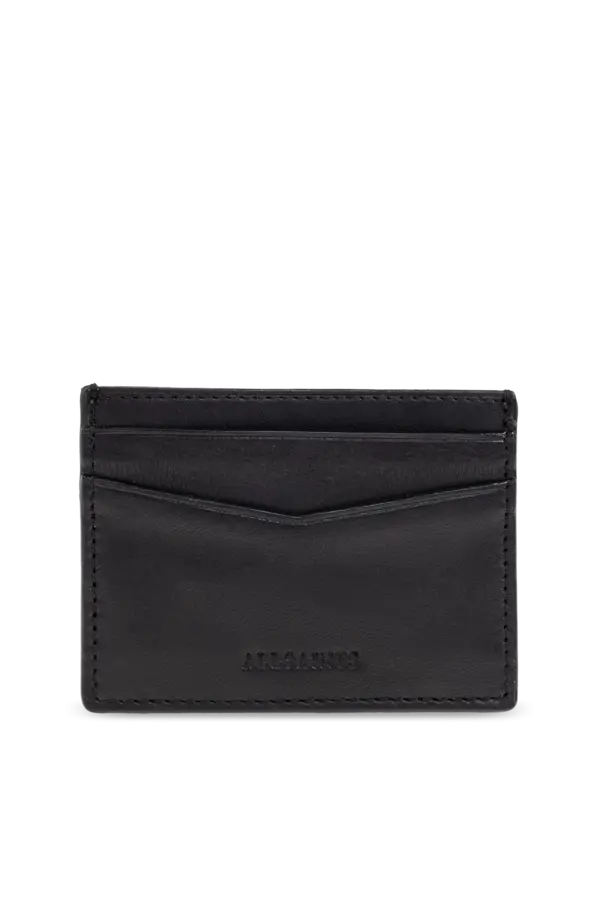 ALLSAINTS Delph’ Leather Card Holder - Black