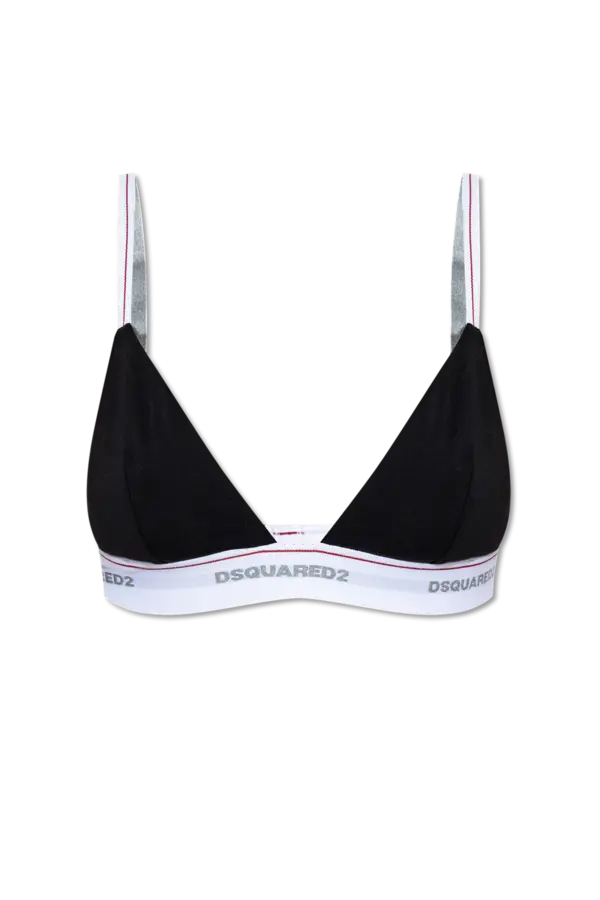Dsquared2 Logo Bra - Black