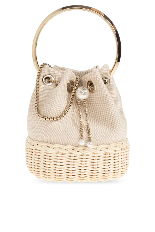 JIMMY CHOO Bon Bon’ Handbag - Cream