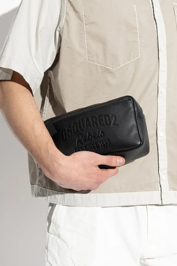 Dsquared2 Leather Toiletry Bag