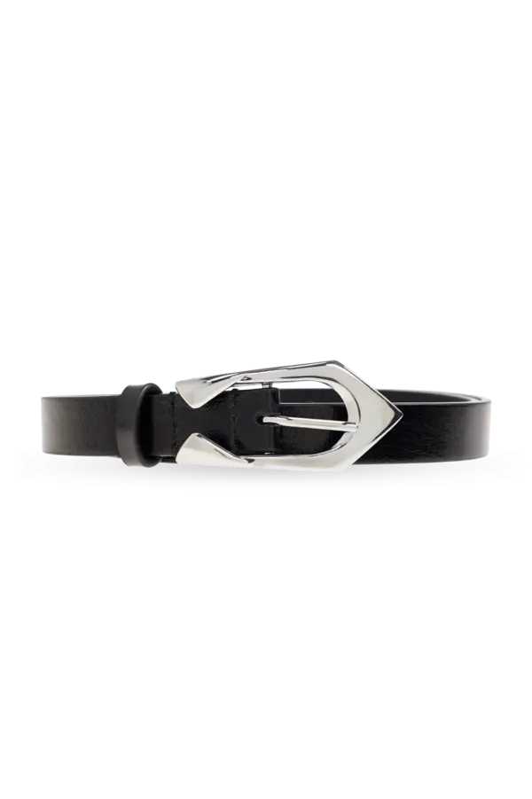 IRO PARIS Leather 'cuff' Belt - Black