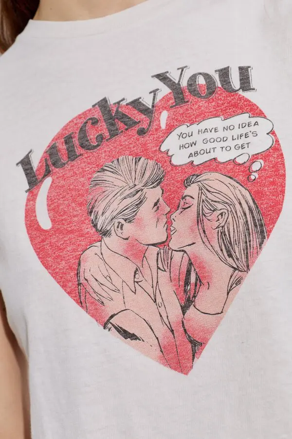 RE/DONE T-shirt With Graphic Print - White