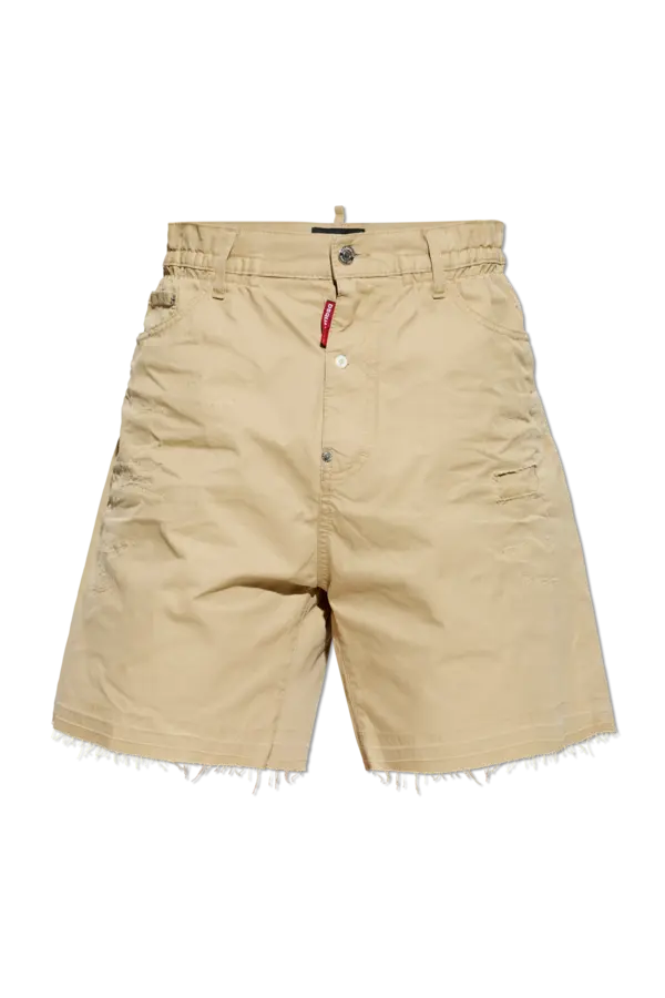 Dsquared2 Raw-hem Shorts - Beige